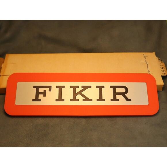 IBM | Office | Vintage Ibm Think Sign Indonesian Fikir Redorange ...